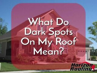 What do dark spots on the roof mean? – Roofing Company Monroe | Roofing ...
